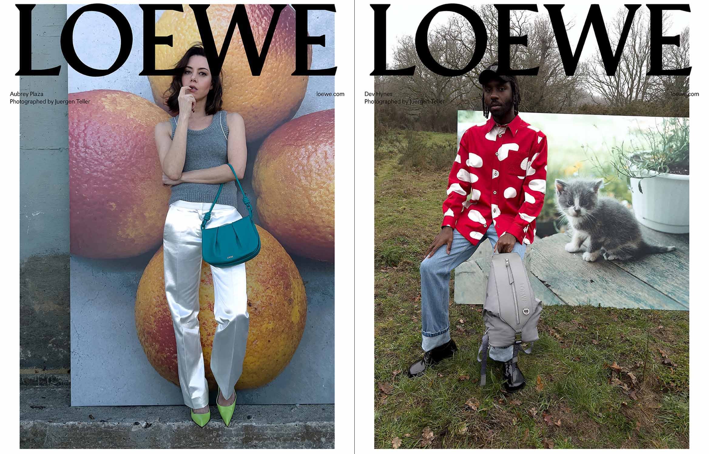 LOEWE Fall Winter 2023 precollection campaign by Juergen Teller